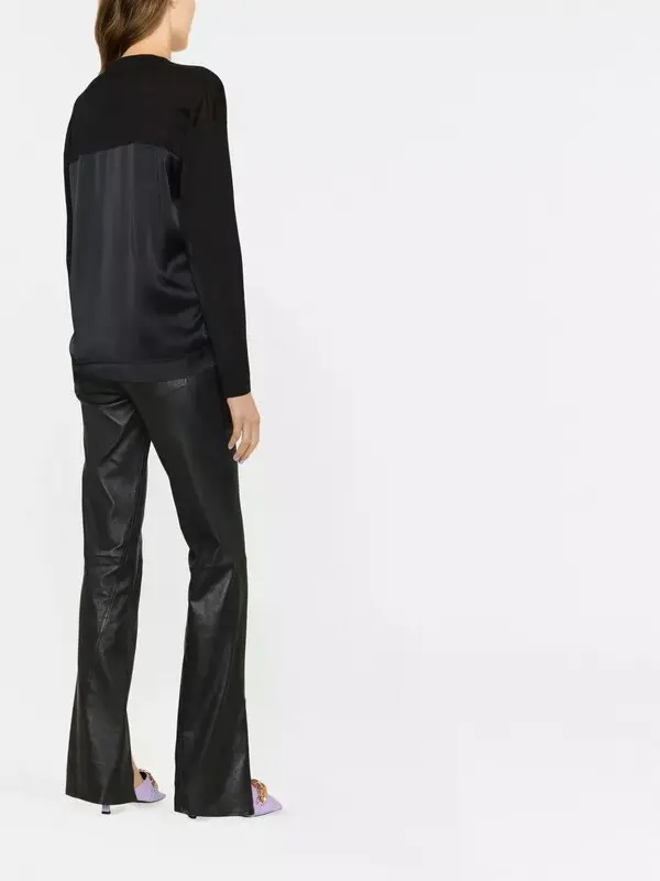 TOM FORD Panelled V-neck Knitted Jumper