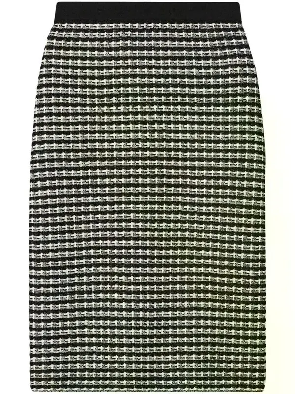 Tory Burch Jacquard Ribbed Waistband Skirt