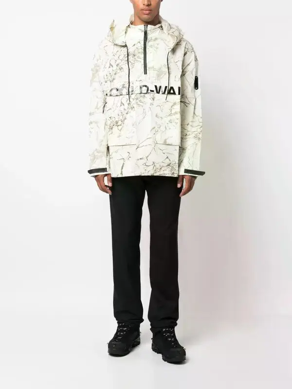 A-COLD-WALL* Marble Print Zip-up Jacket - Neutrals