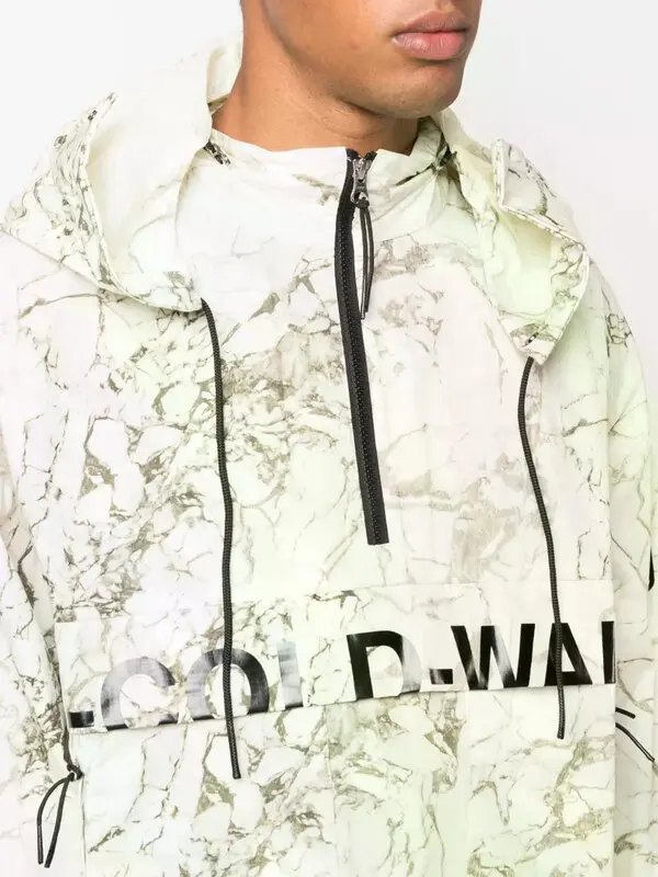 A-COLD-WALL* Marble Print Zip-up Jacket - Neutrals