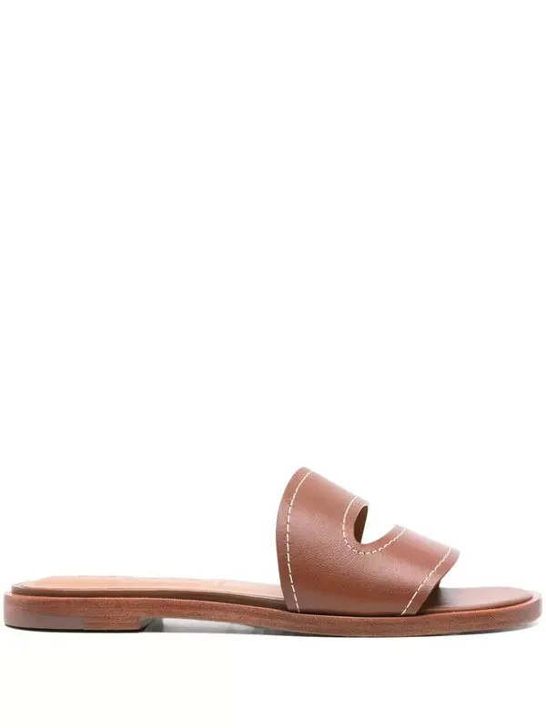 Clergerie Izel Leather Slides