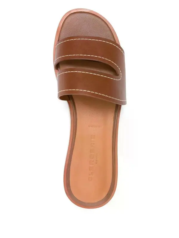 Clergerie Izel Leather Slides