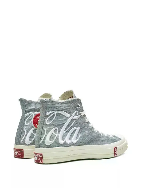 CONVERSE Kith X Coca-cola Chuck 70 Hi Washed Denim Sneakers