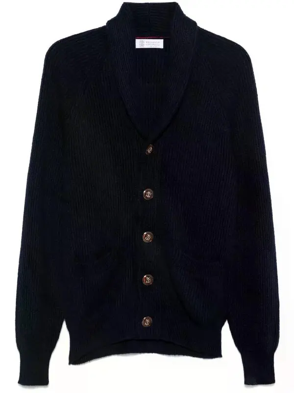 Brunello Cucinelli Cotton Cardigan With Shawl Collar