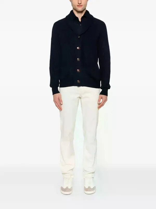 Brunello Cucinelli Cotton Cardigan With Shawl Collar