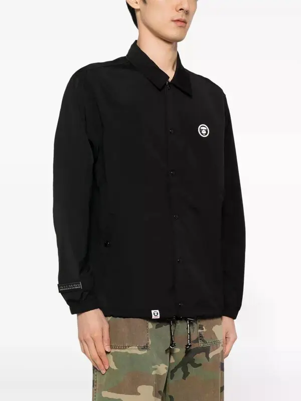 AAPE BY *A BATHING APE Logo-patch Long-sleeved Jacket