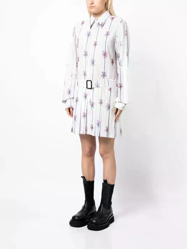 EGONLAB Floral Print Shirtdress