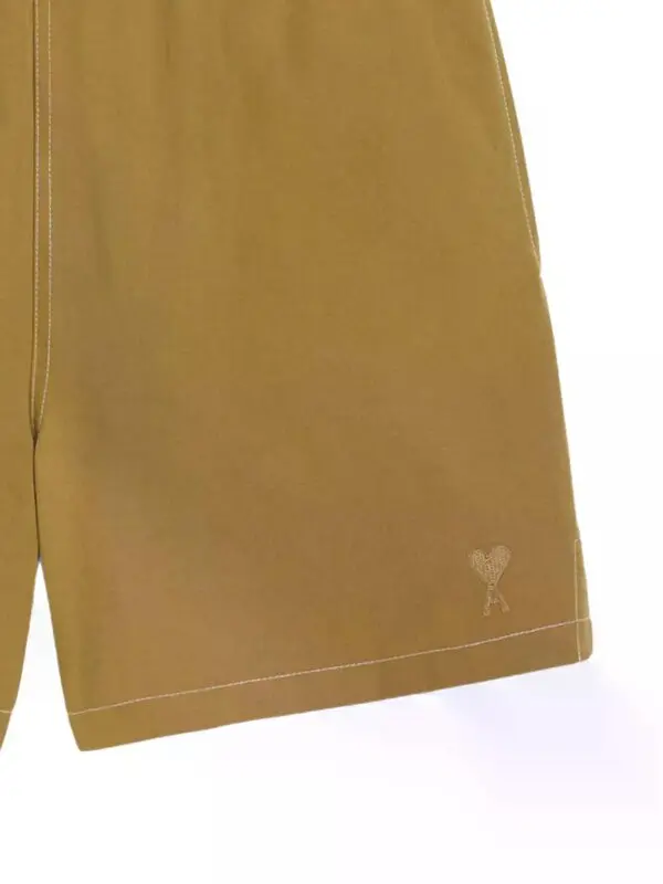 AMI Paris Swim Shorts - Yellow