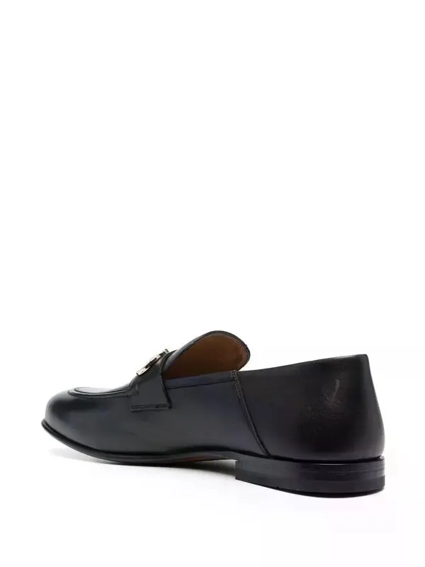 FERRAGAMO Gancini Leather Loafers