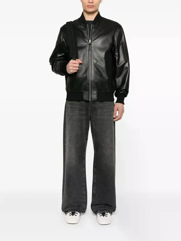 Mackage Easton Leather Bomber Jacket