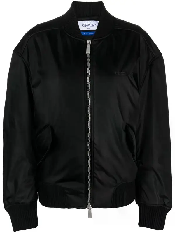 Off-White Ny Gab Arrows-motif Bomber Jacket - Black