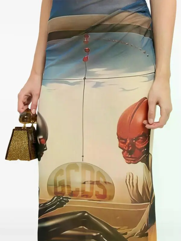 Gcds Creature Tulle Dress