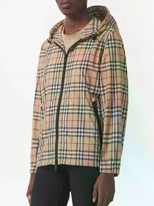 Burberry Vintage Check Hooded Jacket