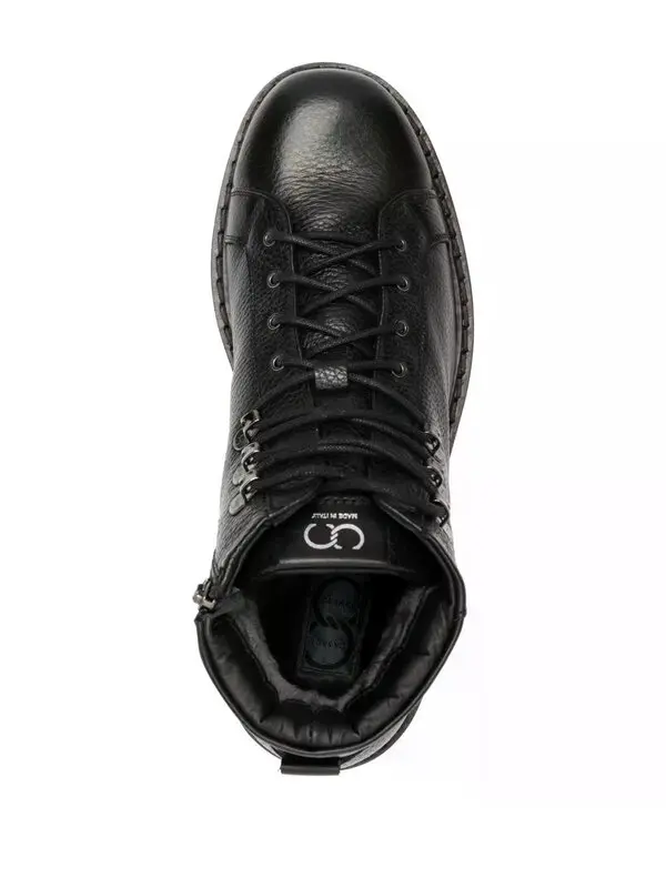 Casadei Cervo Lace-up Leather Boots