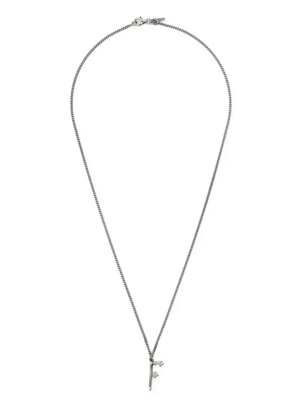 Emanuele Bicocchi Alphabet Pendant Necklace