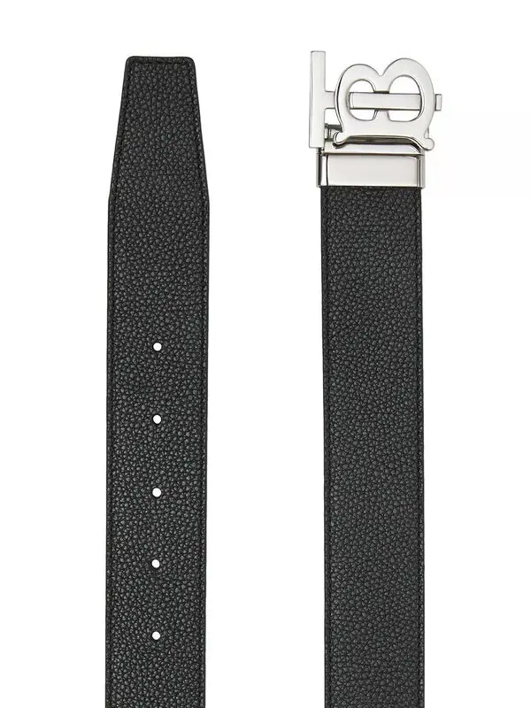 Burberry Reversible Leather Tb Belt