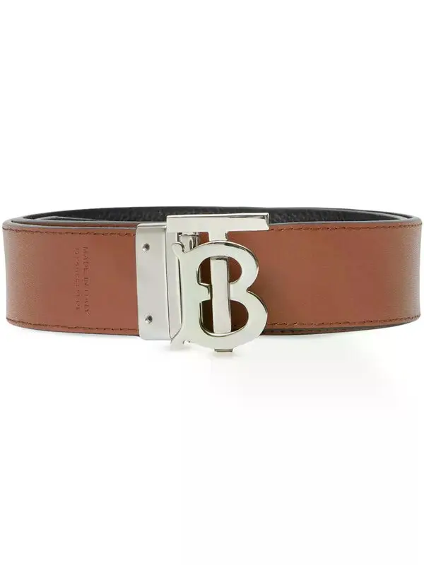Burberry Reversible Leather Tb Belt
