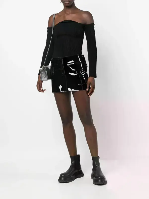 1017 Alyx 9sm High-shine Mini Skirt