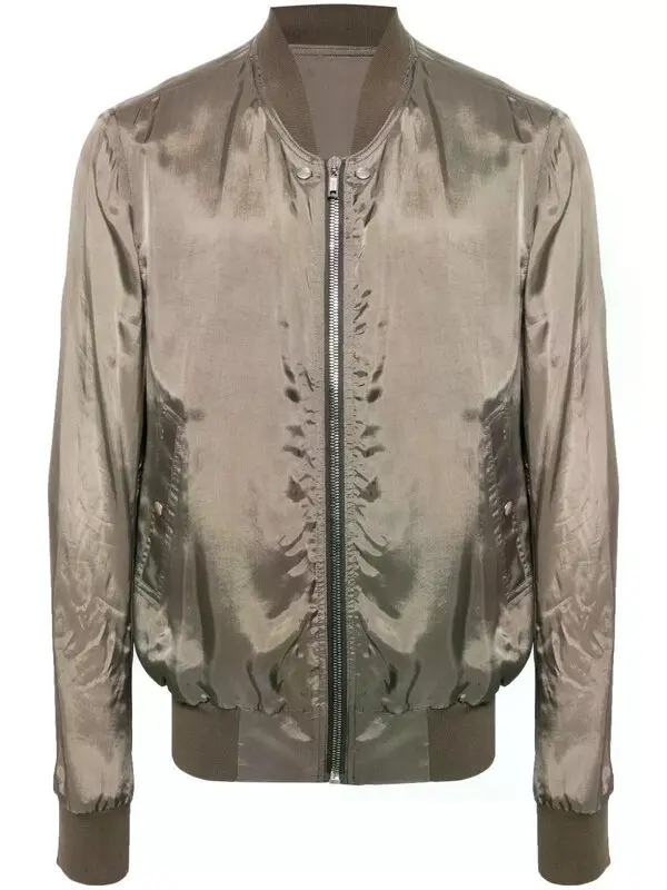 Rick Owens Classic Flight Bomber Jacket - Neutrals