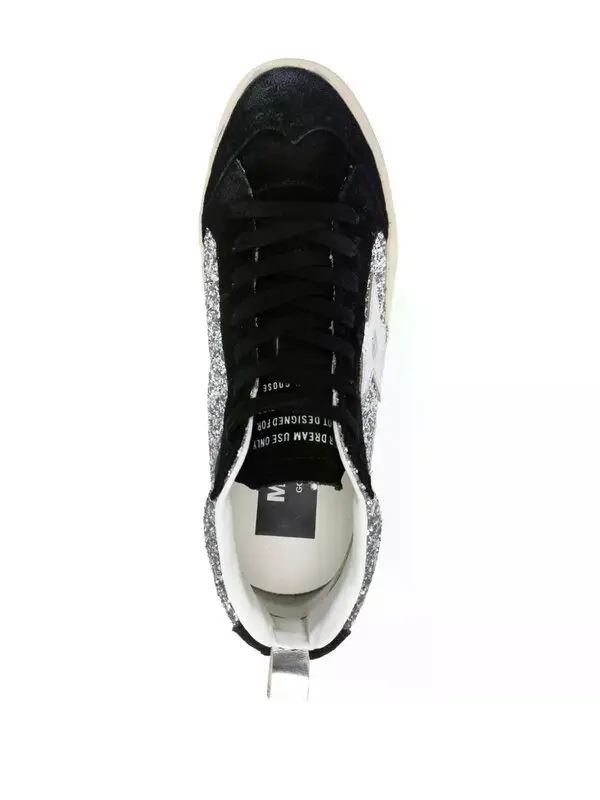 GOLDEN GOOSE Mid Star Glitter Sneakers