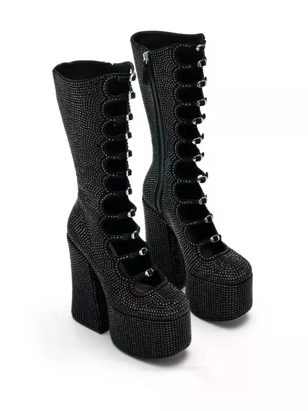 Marc Jacobs Kiki 160mm Rhinestone Embellished Boots