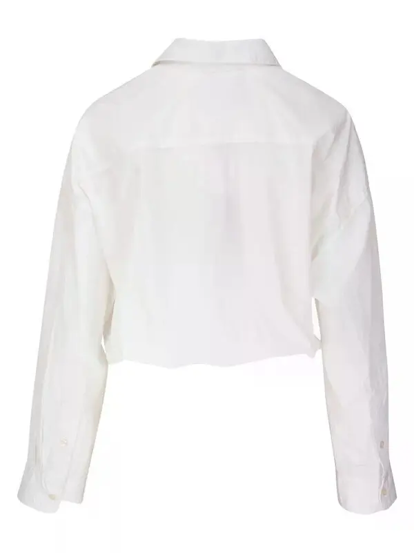 R13 Cropped Cotton Shirt