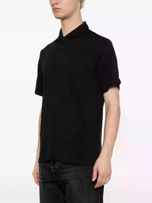 Rag & Bone Classic Flame Cotton Polo Shirt
