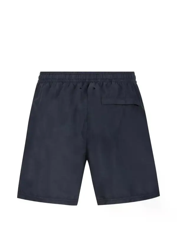 Stone Island Compass-patch Swim Shorts - Blue