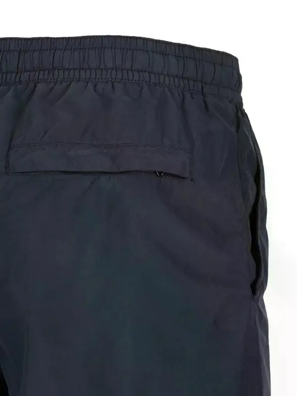 Stone Island Compass-patch Swim Shorts - Blue