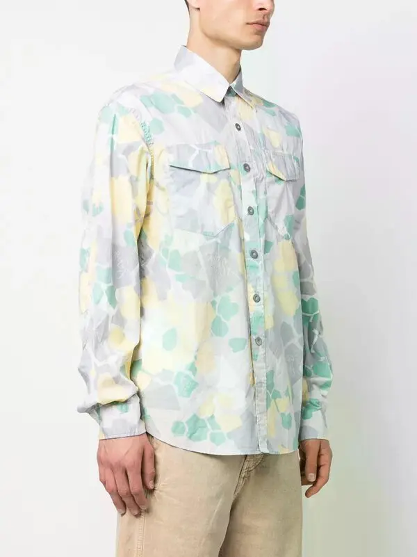 OBJECTS IV LIFE Graphic-print Long-sleeved Shirt