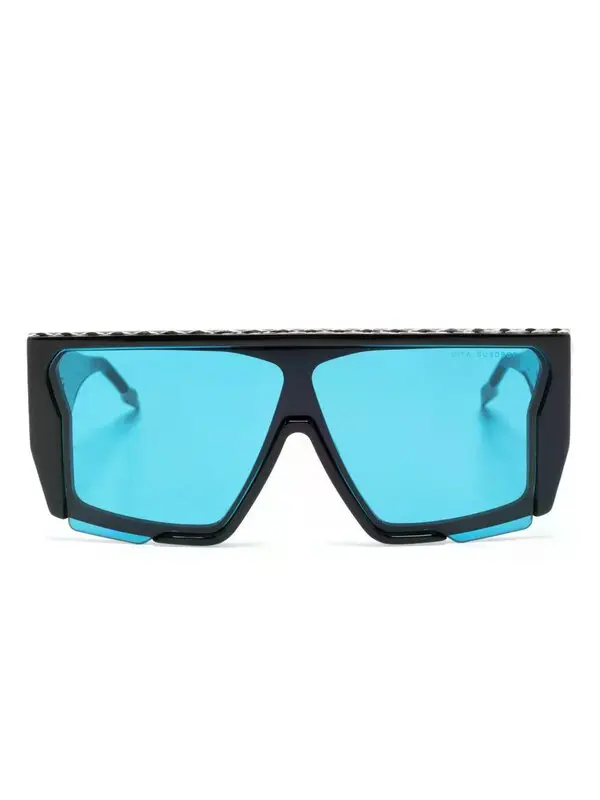 Dita Subdrop Square-frame Sunglasses - Black