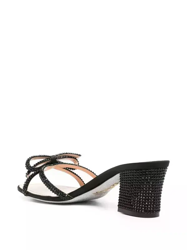Rene Caovilla Embellished Sandals - Black