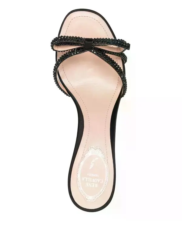 Rene Caovilla Embellished Sandals - Black