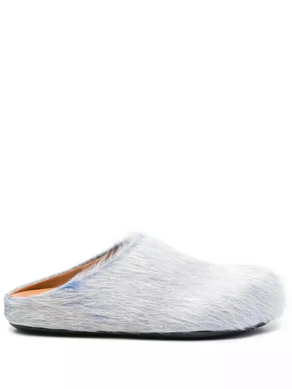 Marni Fussbett Sabot Mules - Blue