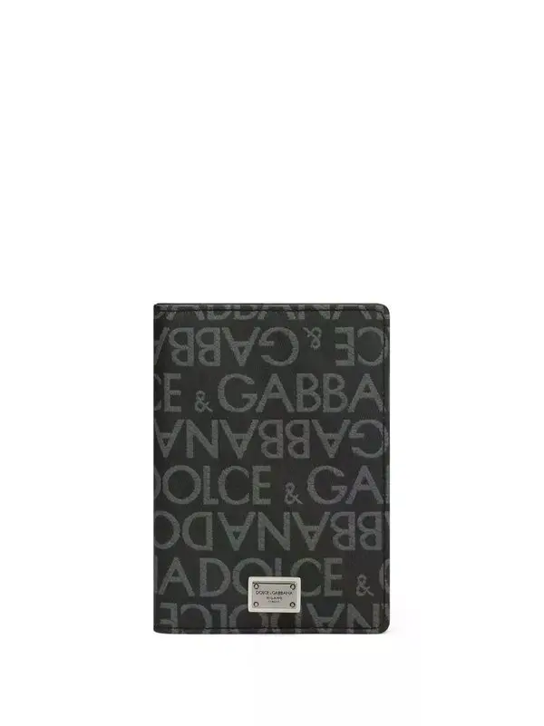 Dolce & Gabbana Logo-plaque Jacquard Cardholder
