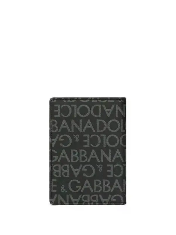 Dolce & Gabbana Logo-plaque Jacquard Cardholder