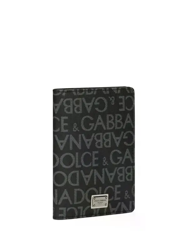 Dolce & Gabbana Logo-plaque Jacquard Cardholder