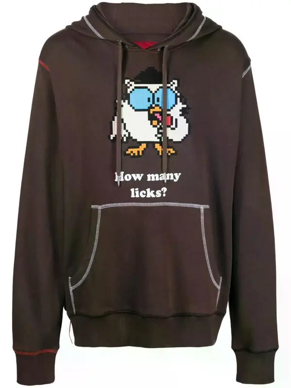 MOSTLY HEARD RARELY SEEN 8-BIT Graphic-print Cotton Hoodie
