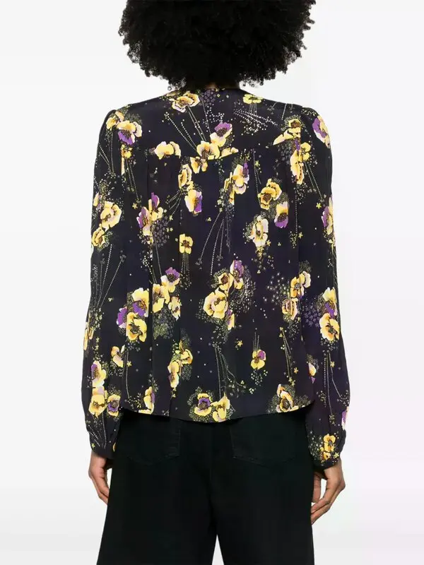 Zadig&Voltaire Turin Floral Print Shirt