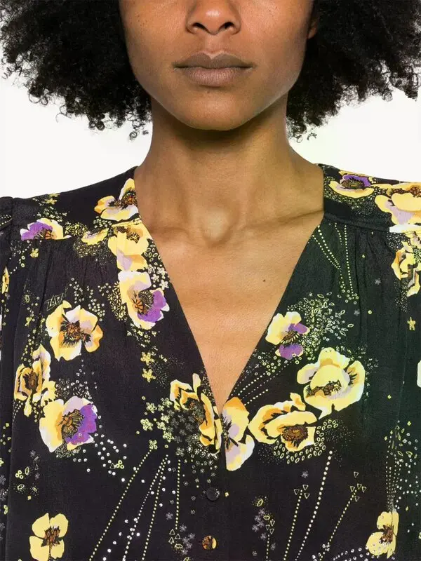 Zadig&Voltaire Turin Floral Print Shirt