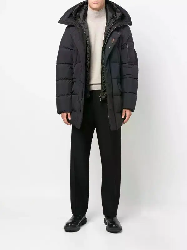 MOORER Long Sleeve Padded Coat