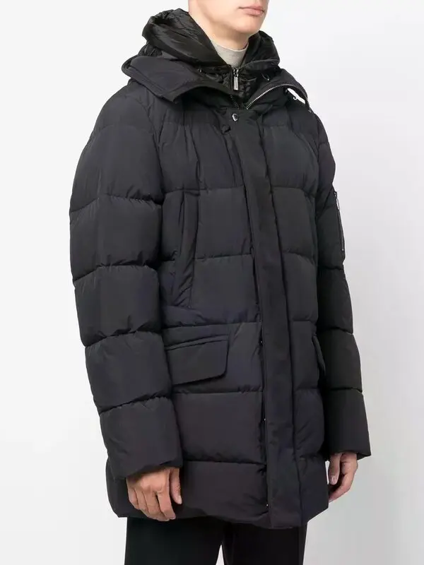 MOORER Long Sleeve Padded Coat