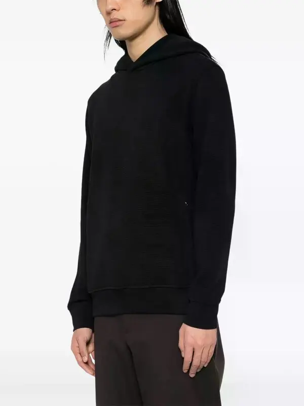 Emporio Armani Waffle-effect Hoodie