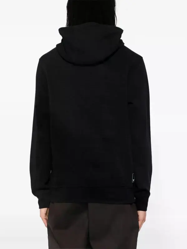 Emporio Armani Waffle-effect Hoodie