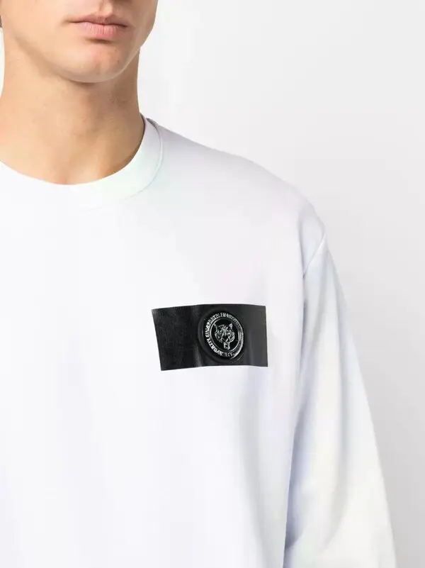 PLEIN SPORT Cotton Sweatshirt With Logo Patch