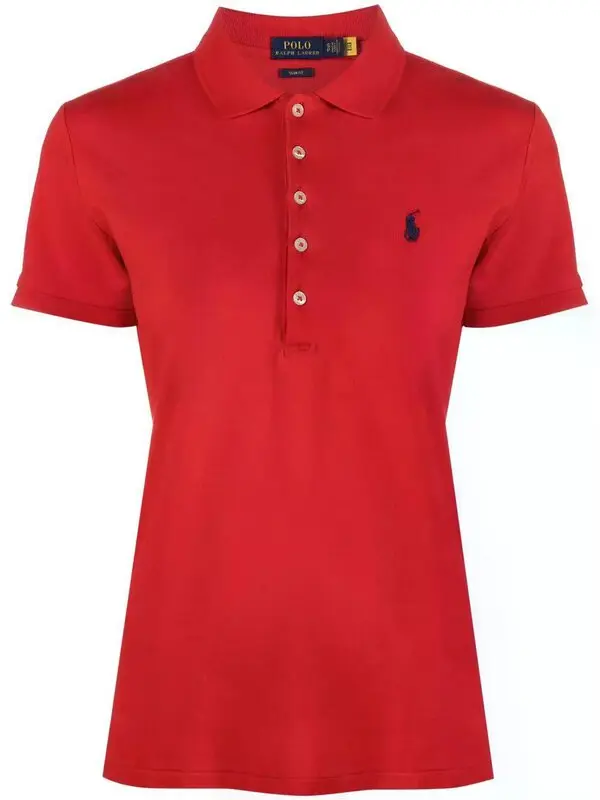 Polo Ralph Lauren Slim-fit Stretch-cotton Polo Shirt - Red