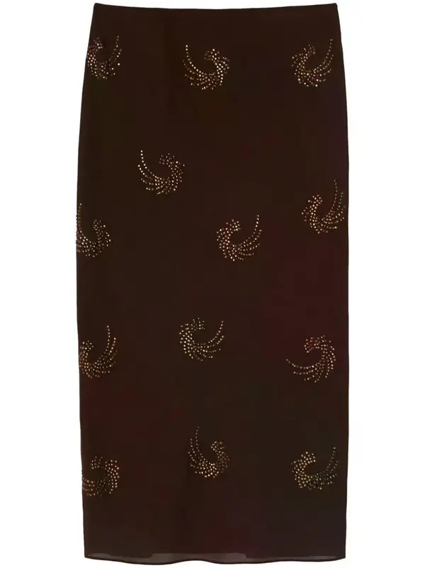 Pinko Pavese Skirt With Appliqué Detail