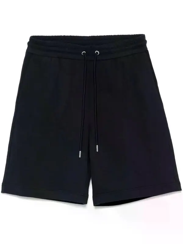 Moncler Logo Patch Shorts - Blue