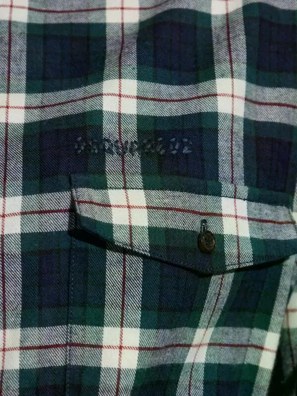 Dsquared2 Checked Shirt Dress With Belt