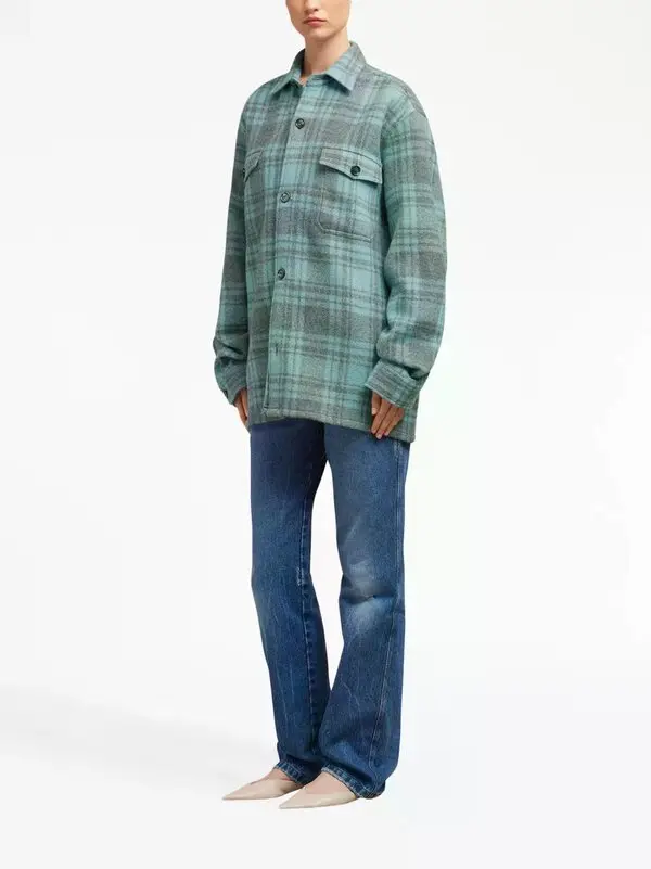 AMI Paris Maxi Checked Overshirt